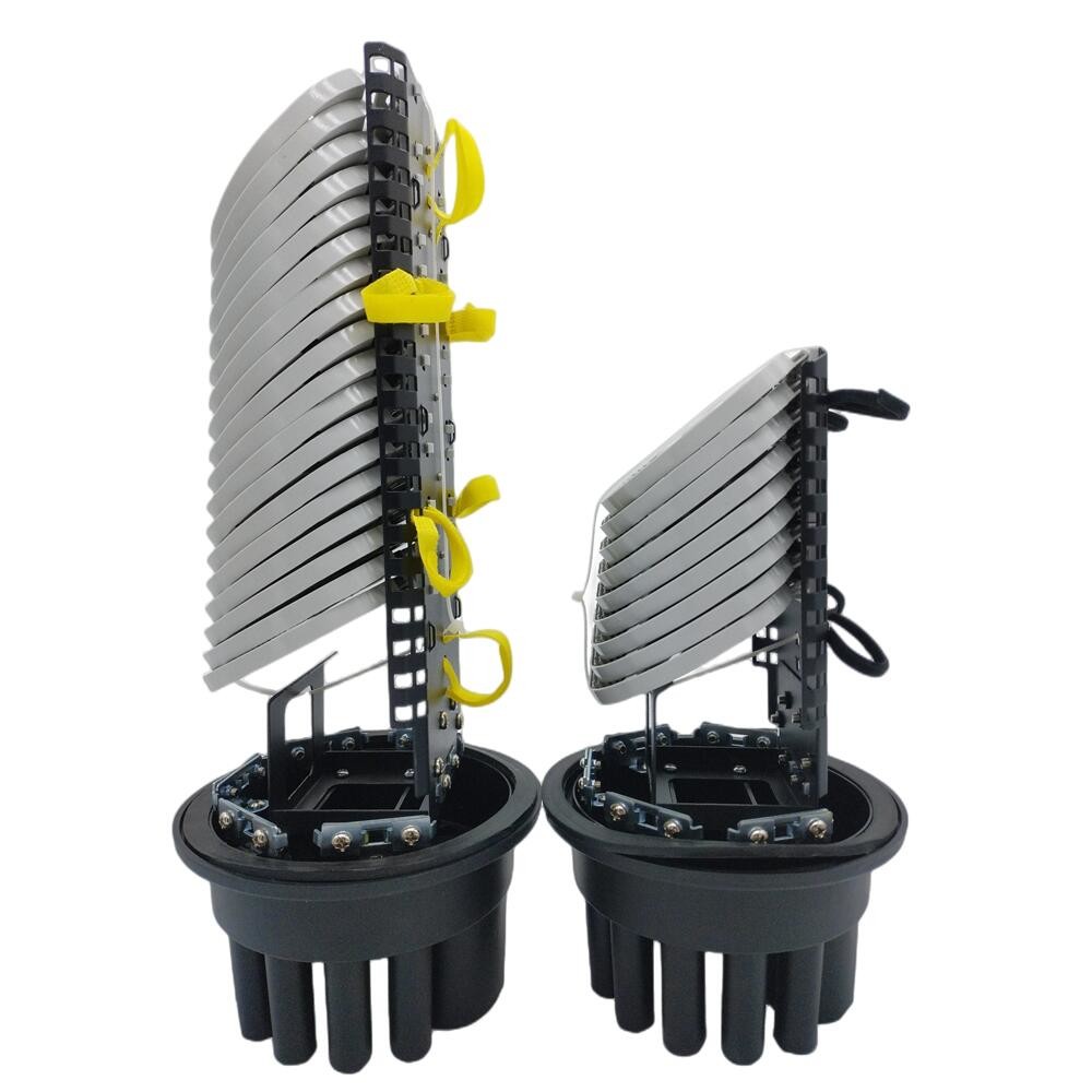 Outdoor Aerial 288 core Fiber Optic Joint Enclosure 6in 6out Dome ...